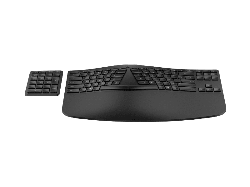 מקלדת HP 965 Ergonomic Wireless Keyboard – מקלדת ארגונומית אלחוטית בצבע ...