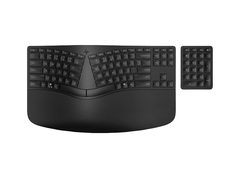 מקלדת HP 965 Ergonomic Wireless Keyboard – מקלדת ארגונומית אלחוטית בצבע ...